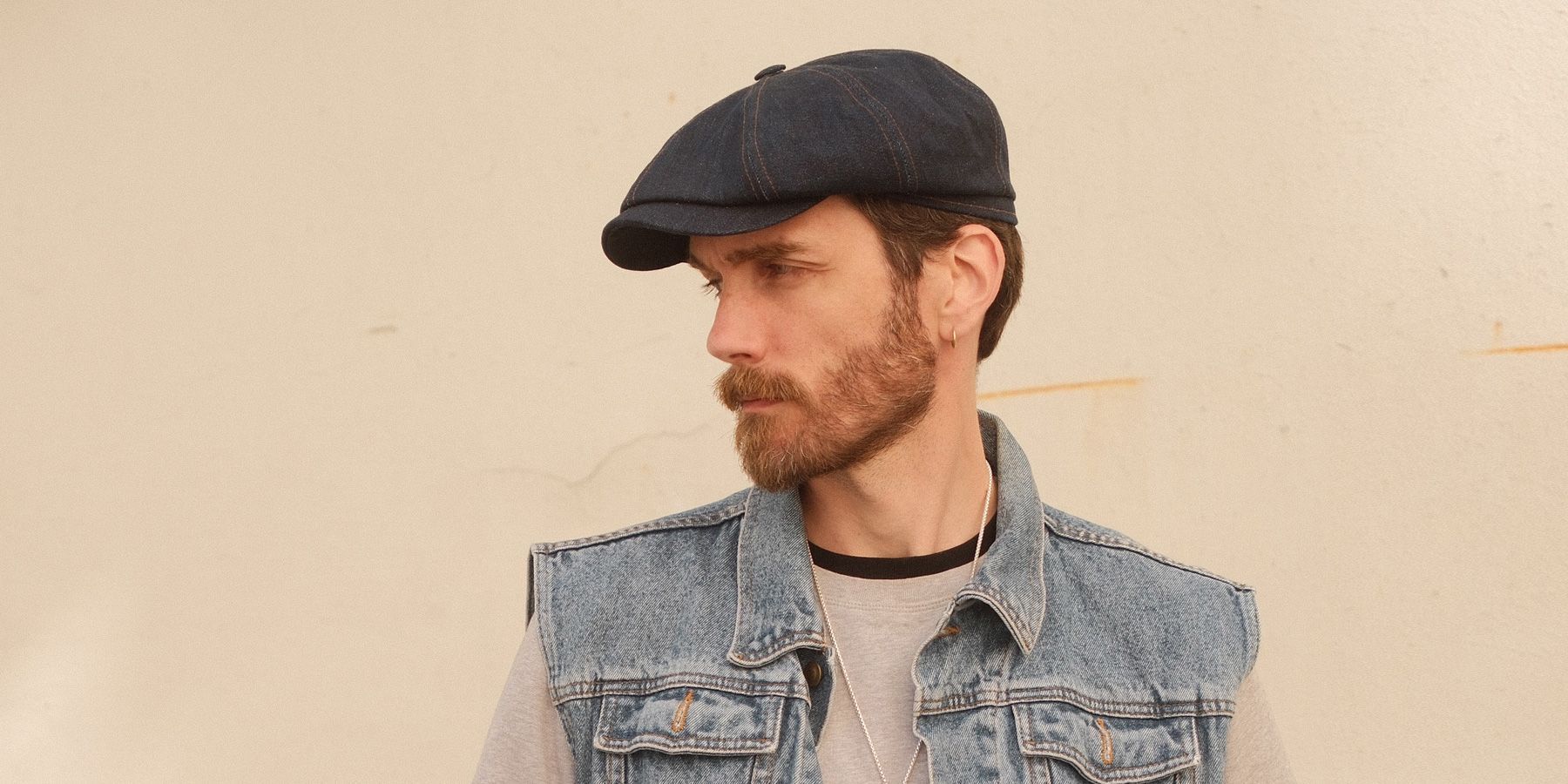 Stetson peaked caps - in various materials